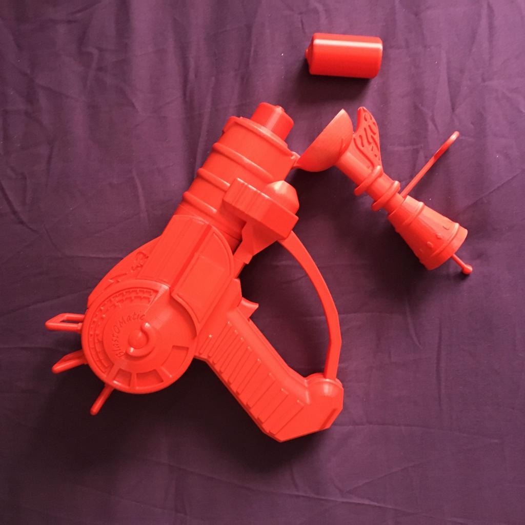 3D Printed Zombie Ray gun large model